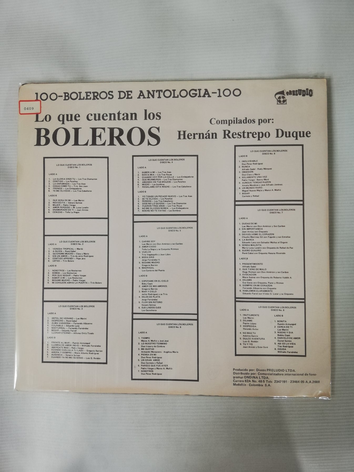 LP LO QUE CUENTAN LOS BOLEROS - LO QUE CUENTAN LOS BOLEROS VOL. 1 ...