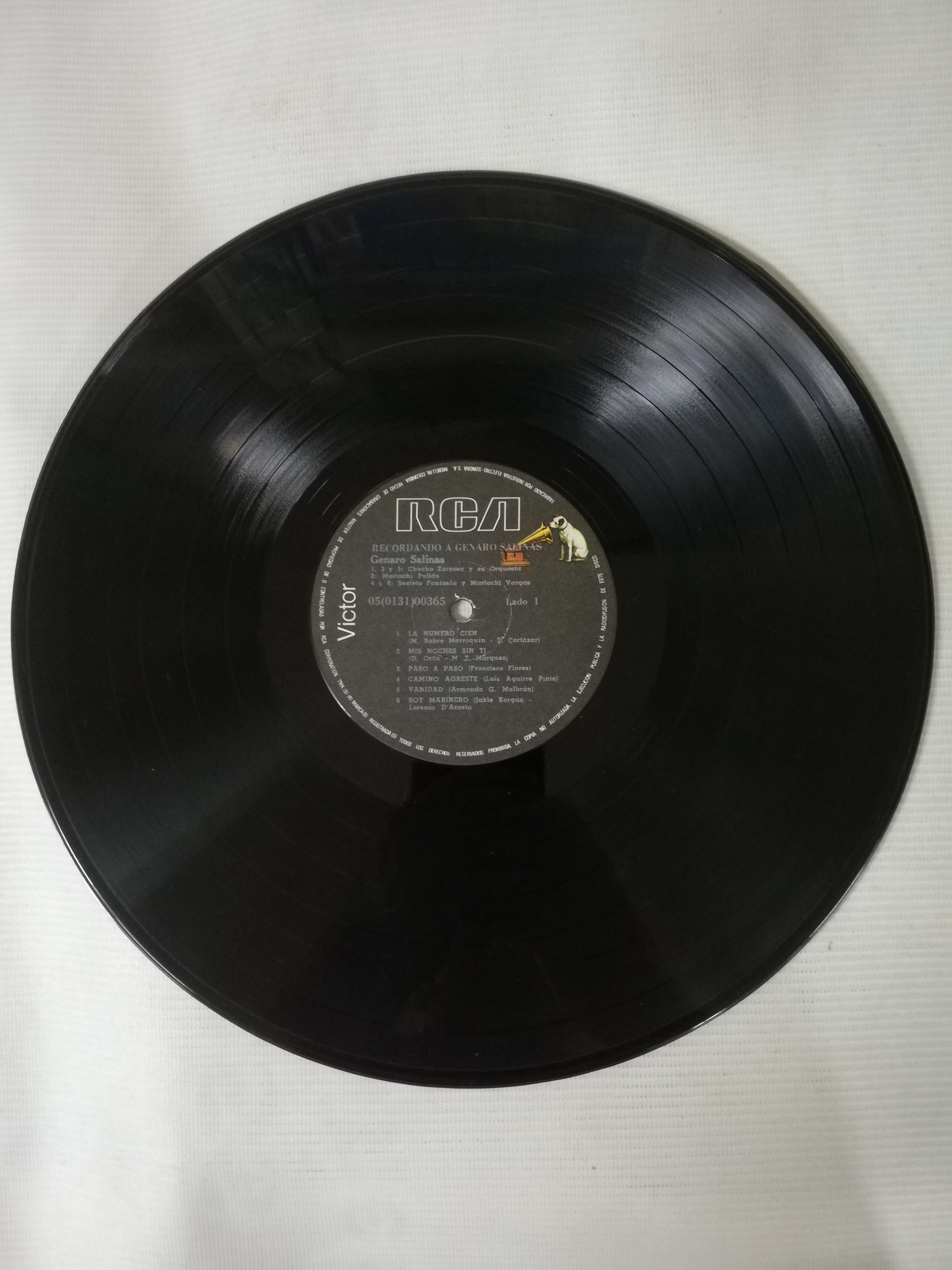 LP GENARO SALINAS - RECORDANDO A GENARO SALINAS – Música Para Camaleones