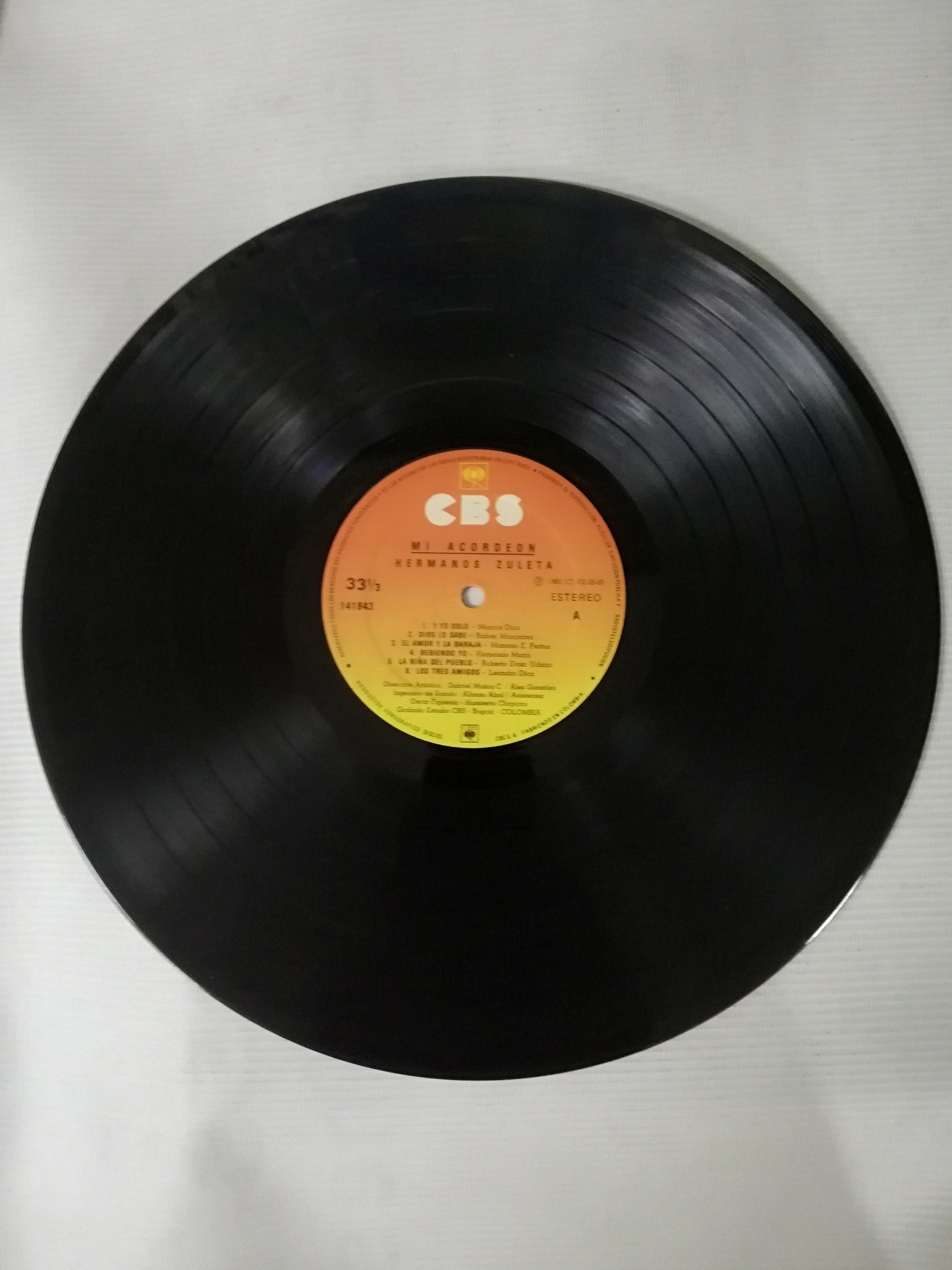 LP HERMANOS ZULETA - MI ACORDEON – Música Para Camaleones