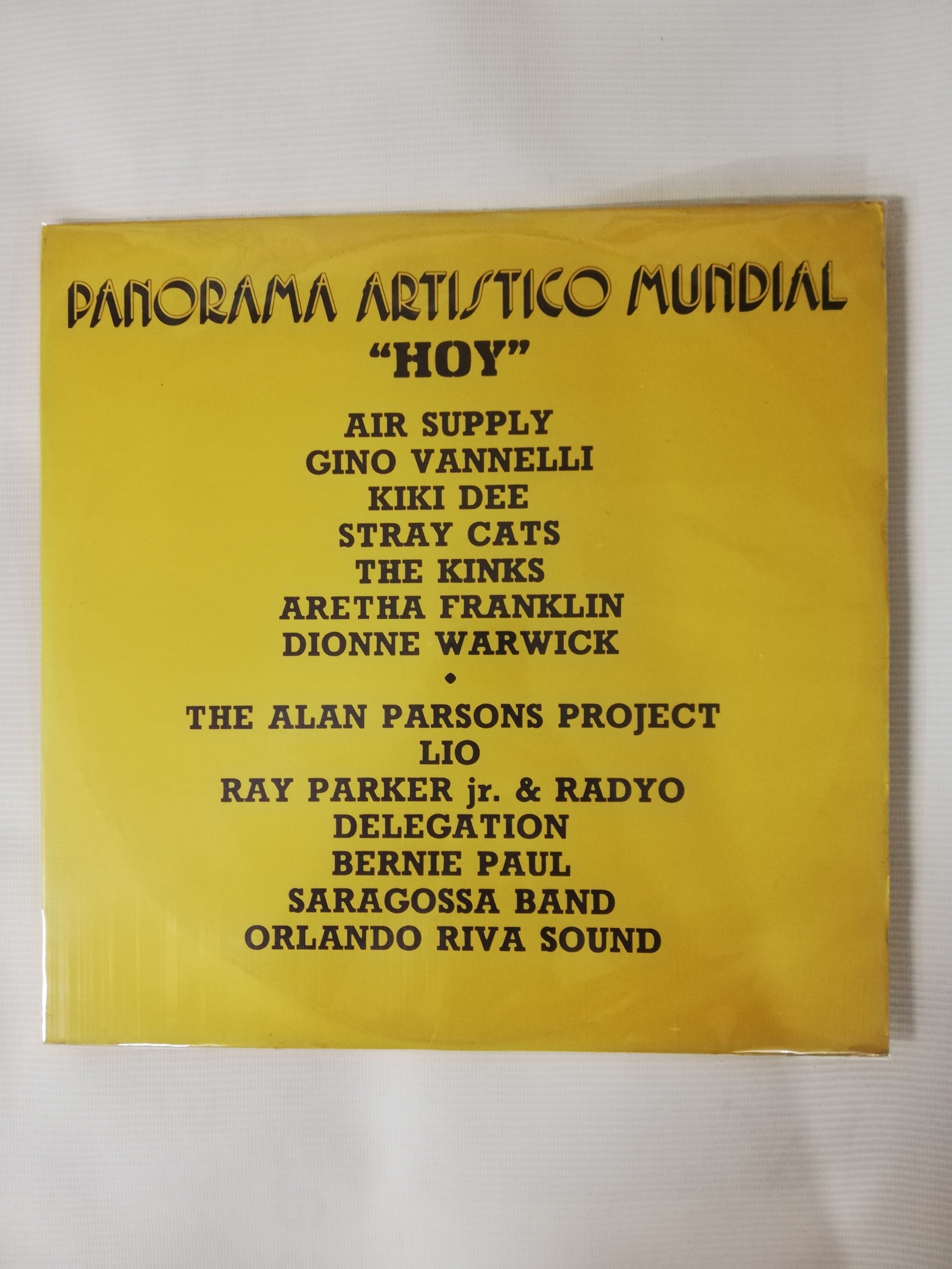 LP PANORAMA ARTISTICO MUNDIAL "HOY" - ROCK COMPILATION – Música Para ...